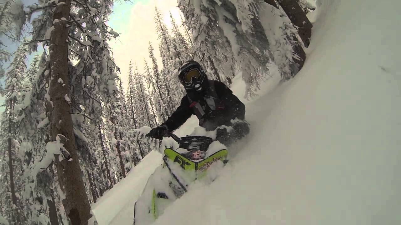 DEEP snow with a BoonDocker turbo PRO RMK - YouTube