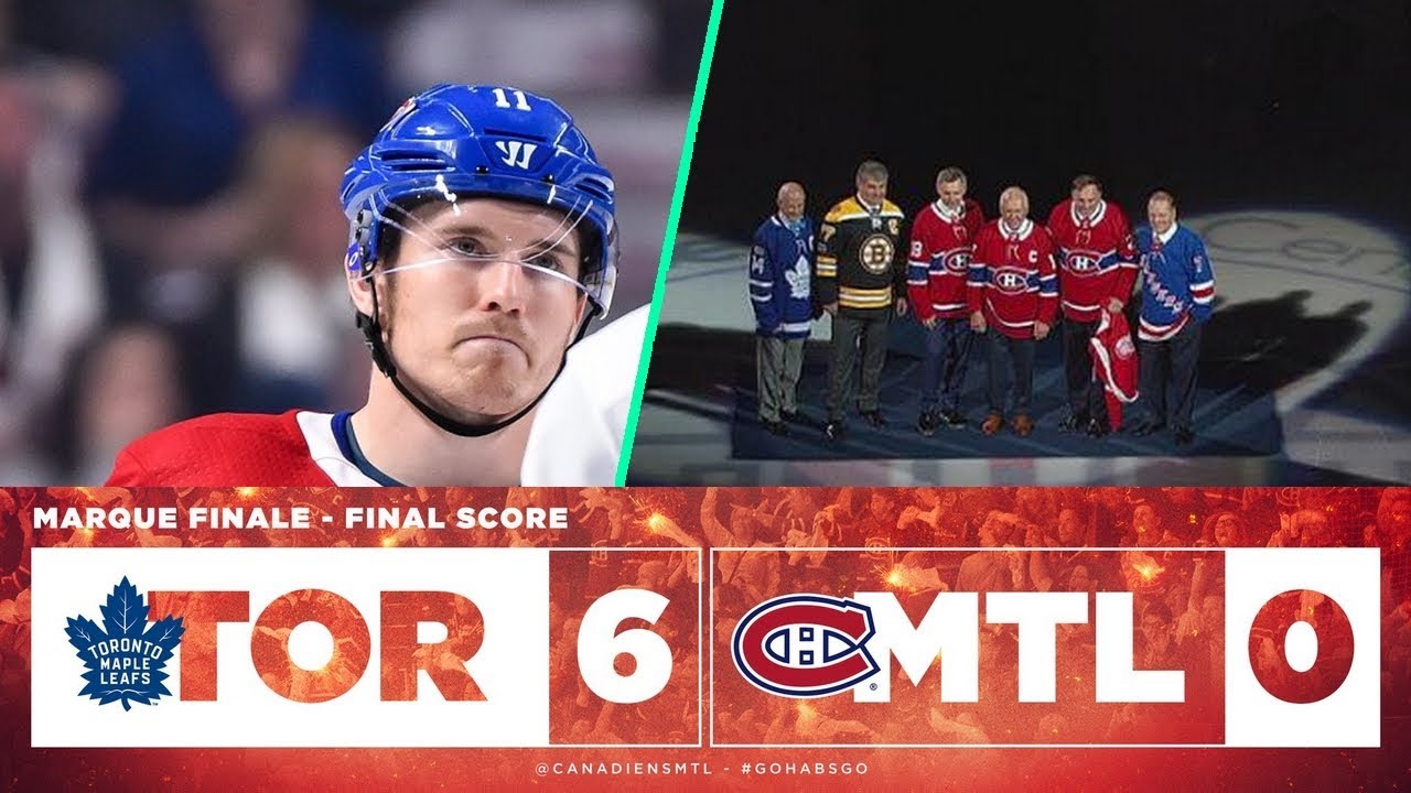Canadiens vs Maple Leafs 2017-18 Match 21 - YouTube