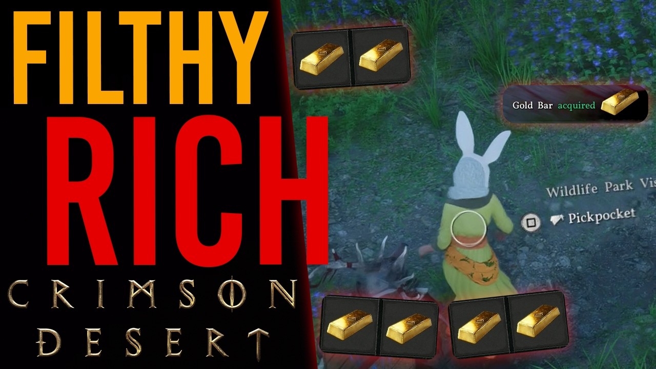 UNLIMITED GOLD BARS TO NEVER WORRY ABOUT COIN AGAIN | Crimson Desert ...