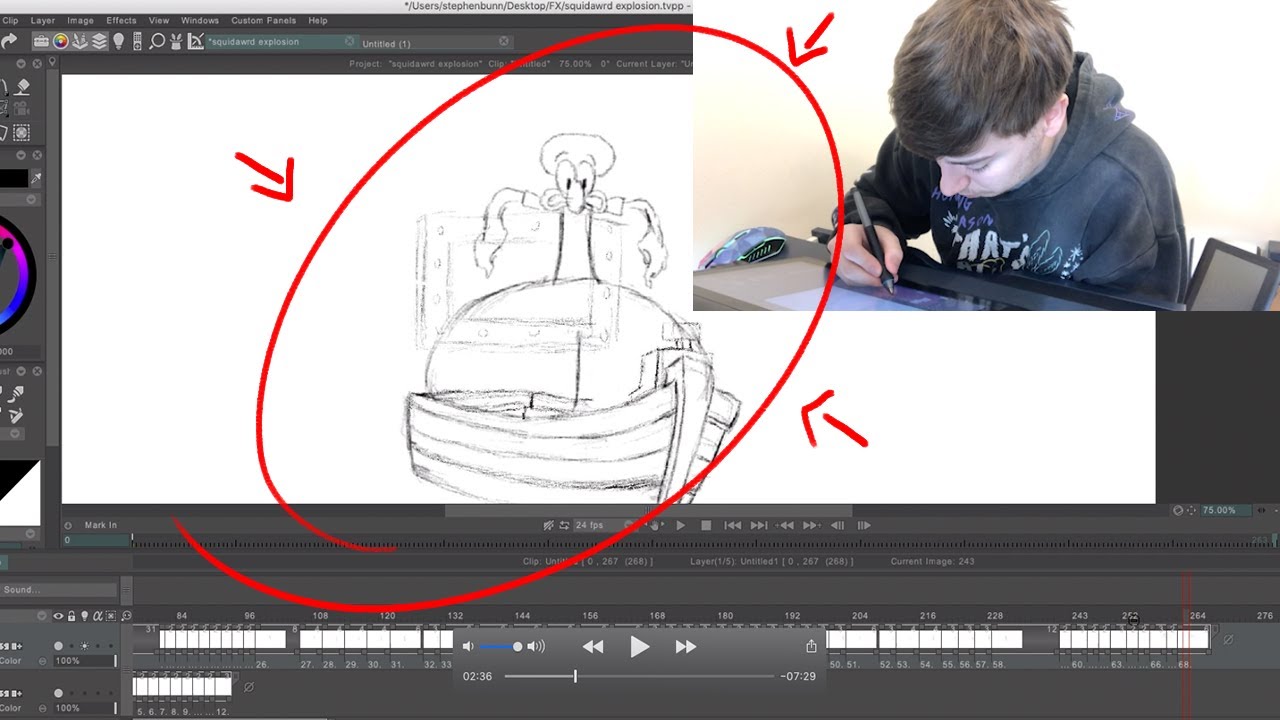 Showing My Animation Progress In A Time-lapse (Vlog 6) - YouTube