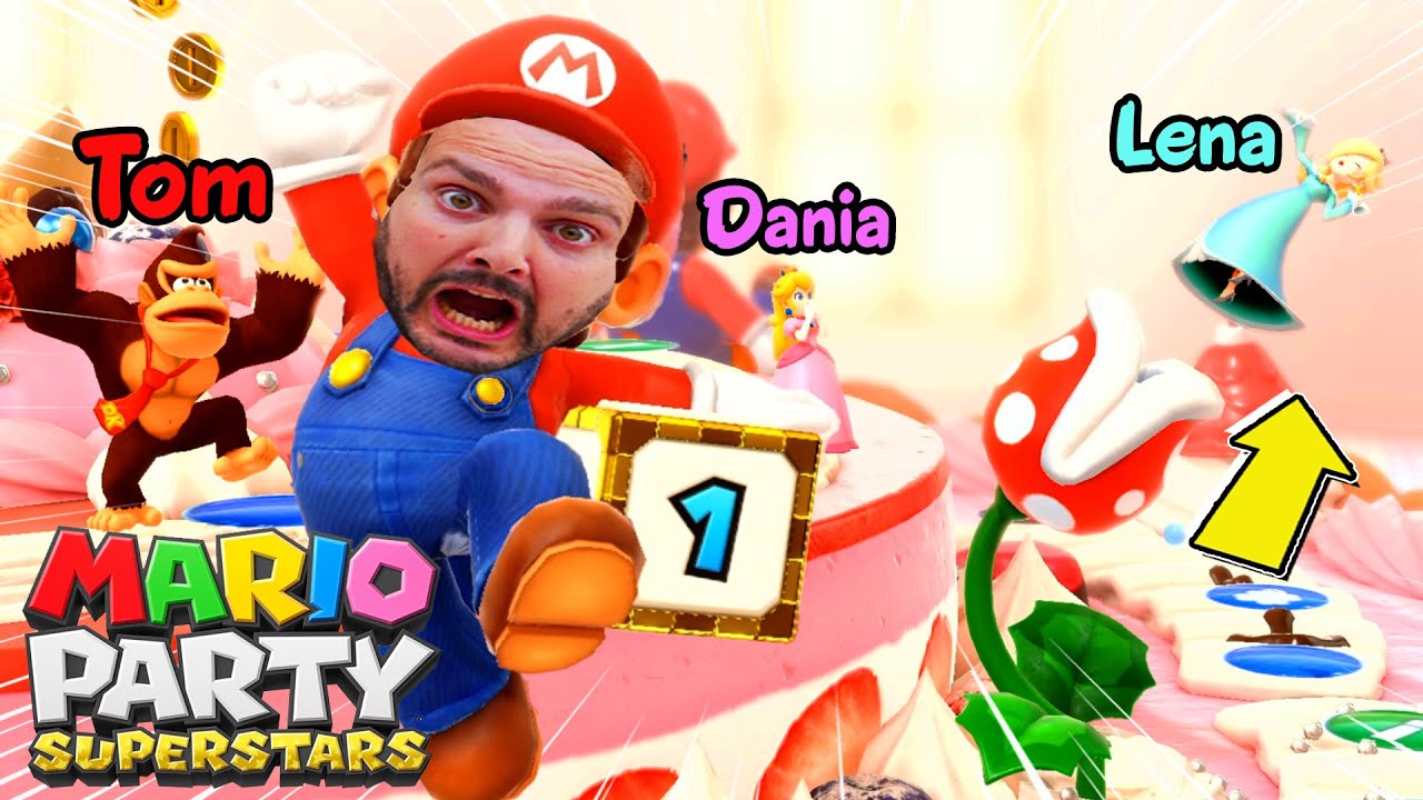 1. MAL MARIO PARTY mit Kaan, Lena und Tom! Wer holt sich den Stern ...