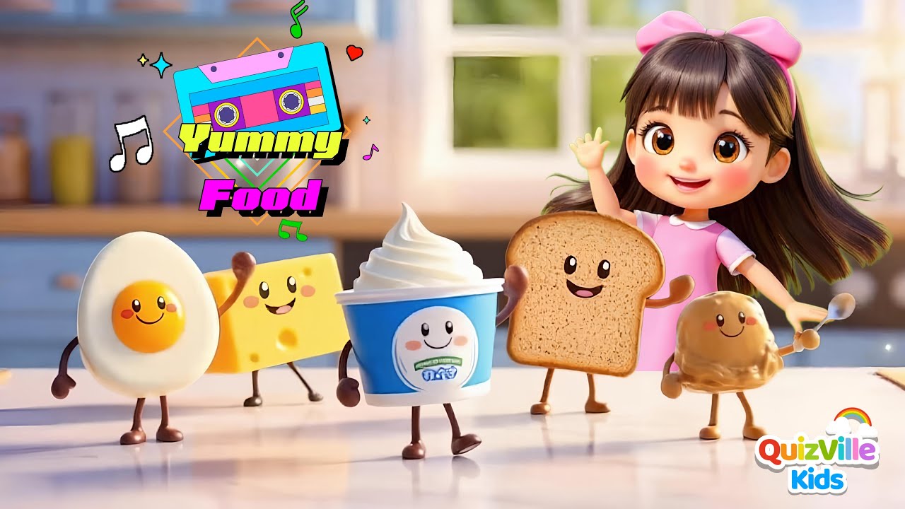 Eat Your Fruits and Veggies! 🍏🥦 Healthy Food Song for Kids - YouTube