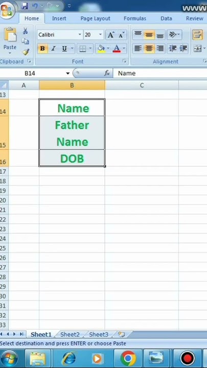 How To Convert Data in Columns into Rows in Excel Document#excel - YouTube