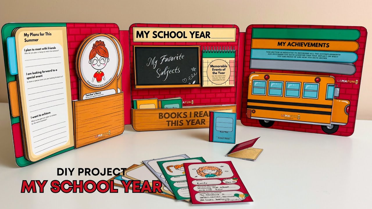 DIY Project My School Year - YouTube