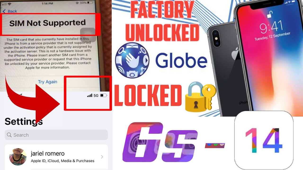 HOW TO OPENLINE IPHONE 6S TO IPHONE 14 PRO MAX GLOBE LOCKED FACTORY how-to-openline-iphone-6s-to-iphone-14-pro-max-globe-locked-factory
