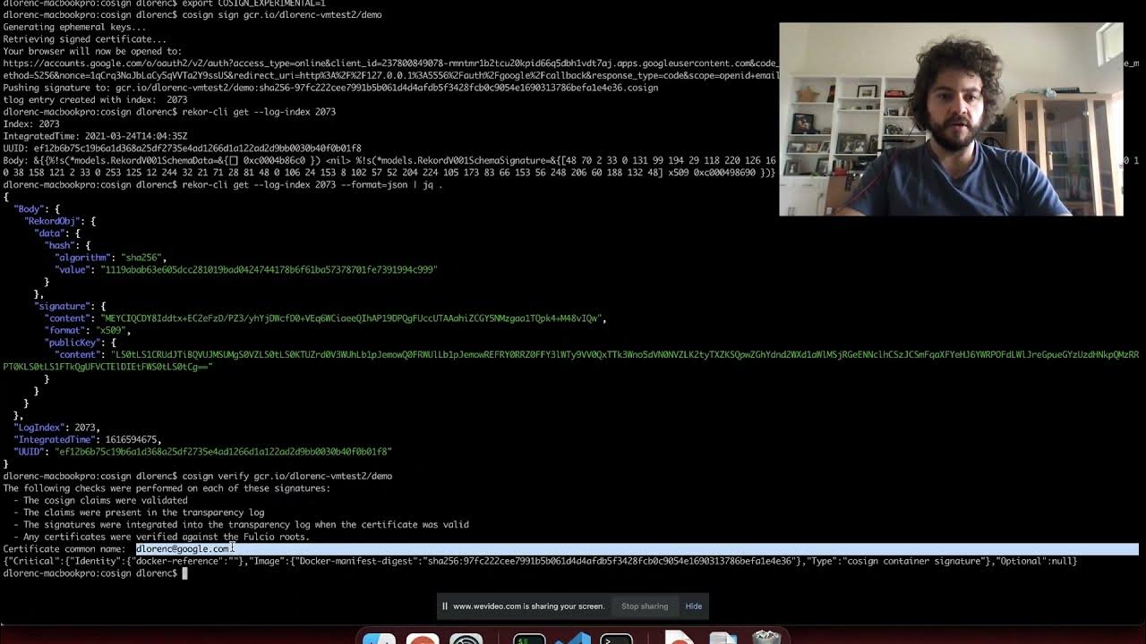 Sigstore demo with cosign - YouTube