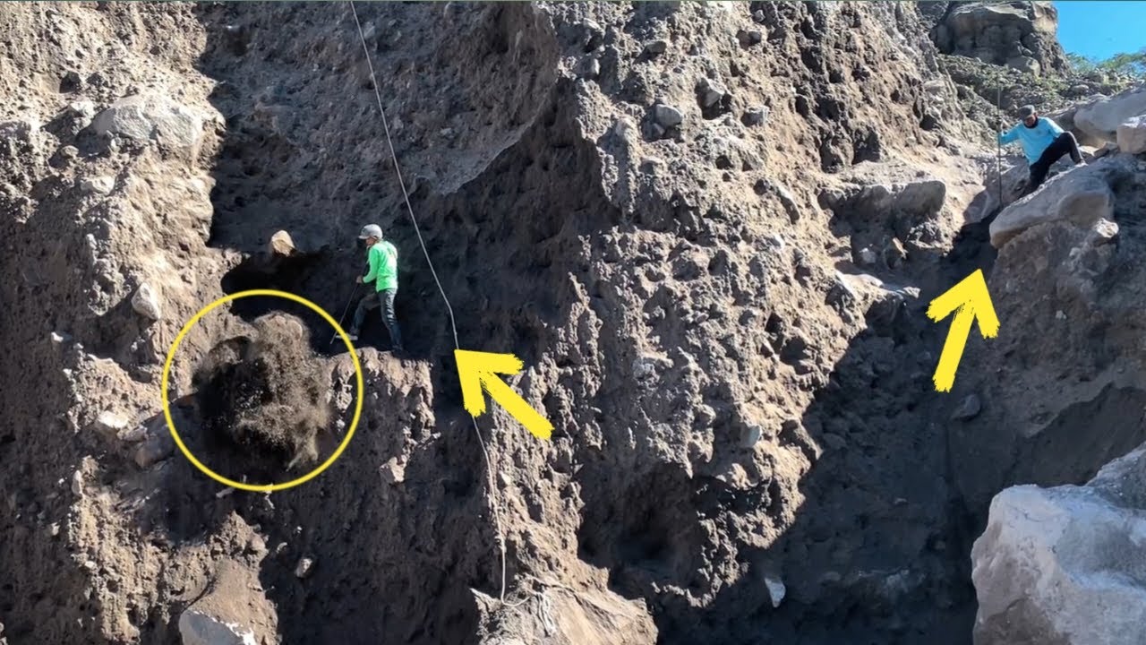 This cliff is very sturdy but I can knock it down - YouTube