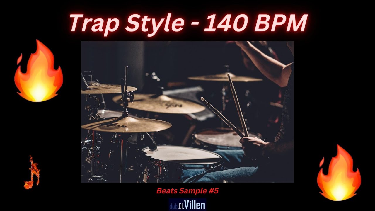 Trap Type Beat 140 BPM | 'Beats Sample #5' Chill Drums Instrumental ...