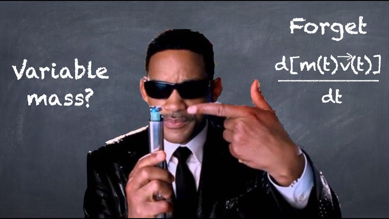 Not So Fast!! A generalised Newton's 2nd law for variable mass? - YouTube