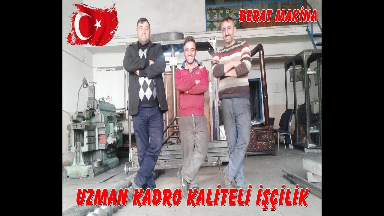 çorum berat makina - YouTube