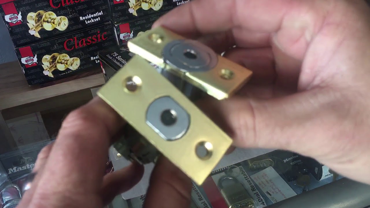 the differences in LSDA grade 3 deadbolts 75 series & 20 series - YouTube