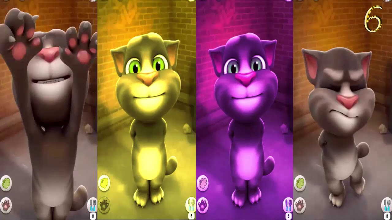 Learn Colors with My Talking Tom Colours for Kids Animation Education ...