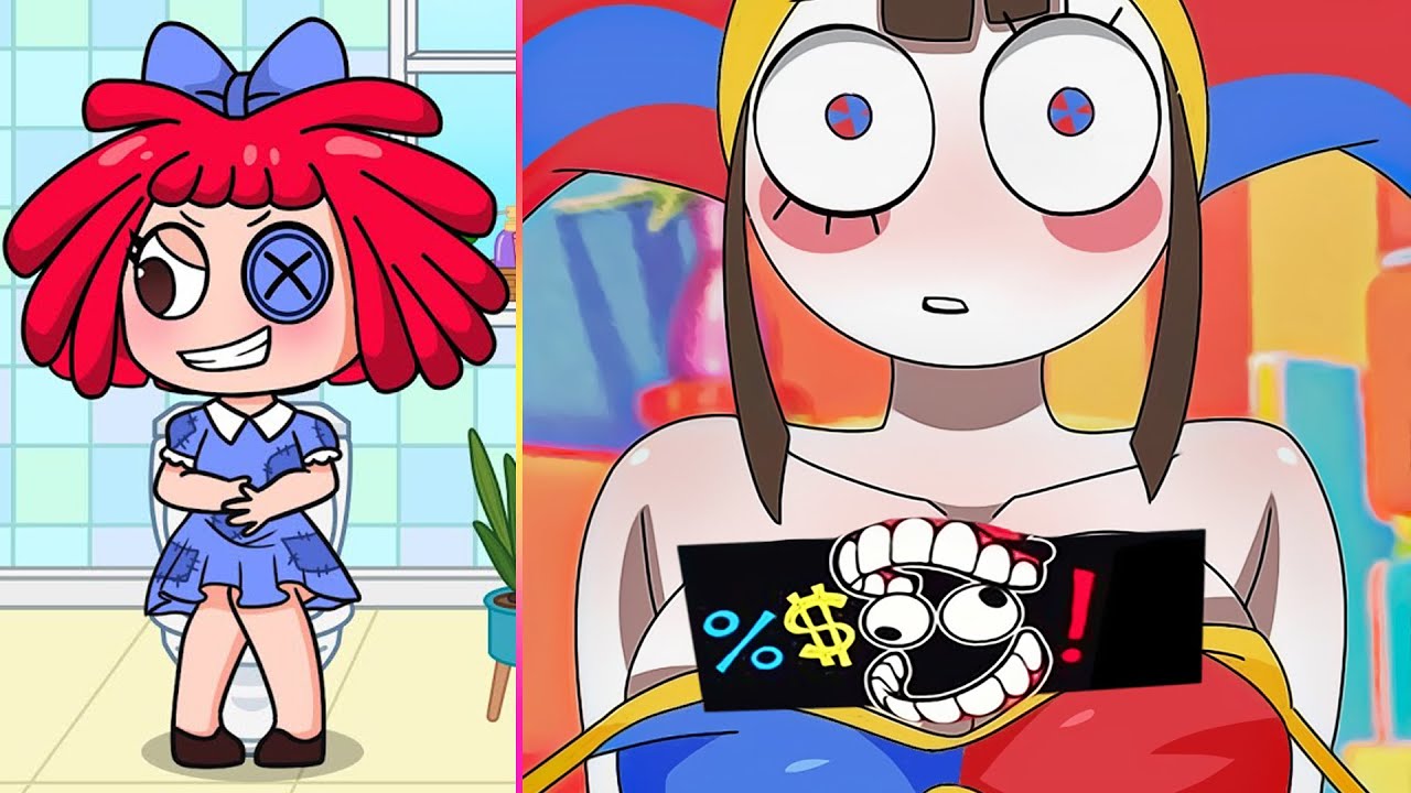 Angel x Pomni React to INSIDE OUT 2 and The Amazing Digital Circus ...