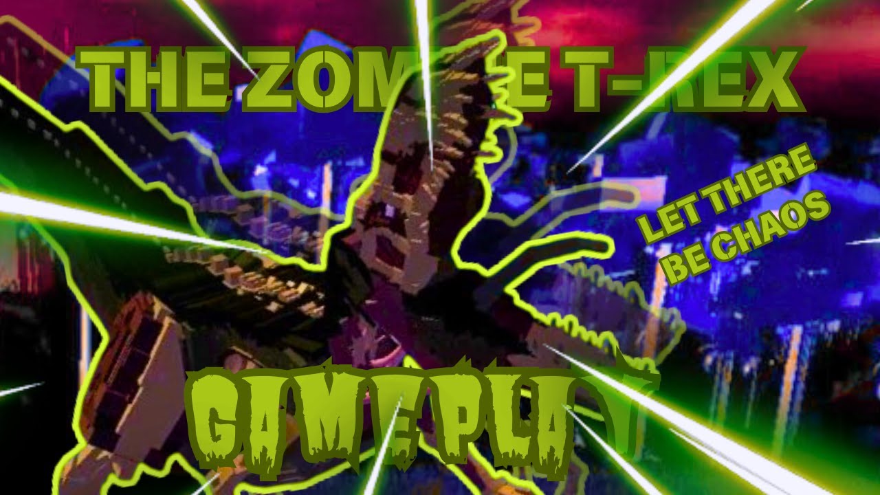 THE ZOMBIE T-REX GAMEPLAY│Roblox Jurassic Blocky - YouTube