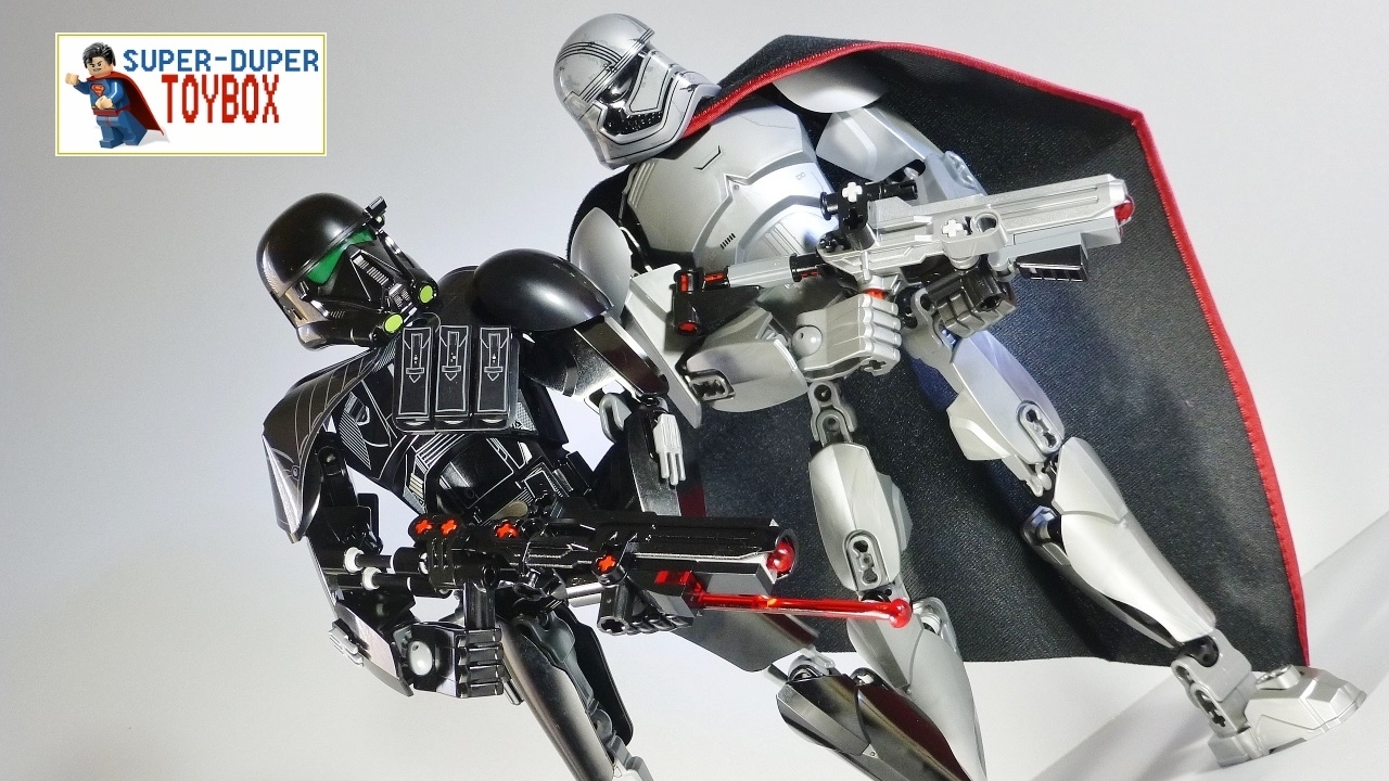 Lego Star Wars Captain Phasma & Imperial Death Trooper 10" Buildable ...