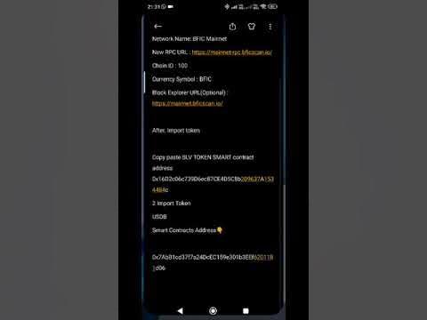 How To Add Bfic Network in Meta Mask with usdb and blv token Contract Address 💕💕💕 ️💖💖💖 - YouTube
