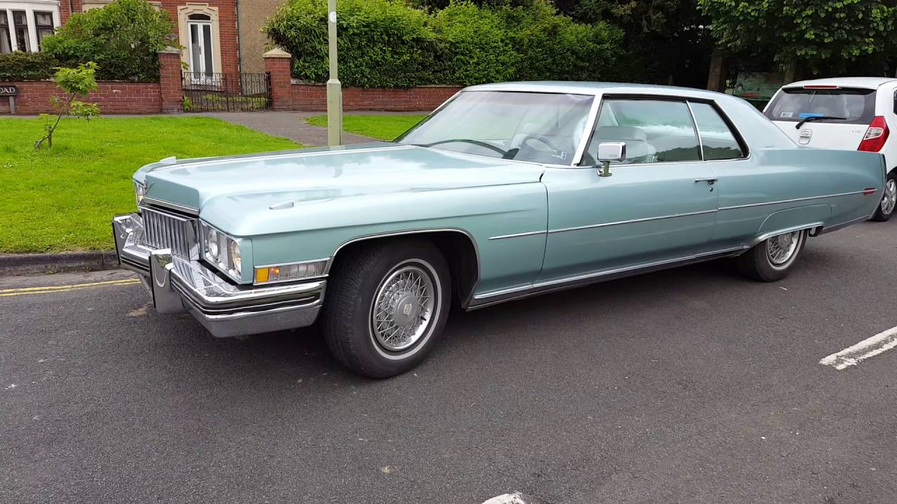 Beautiful Cadillac Deville coupe '73 472 Ci V8 engine sound - YouTube