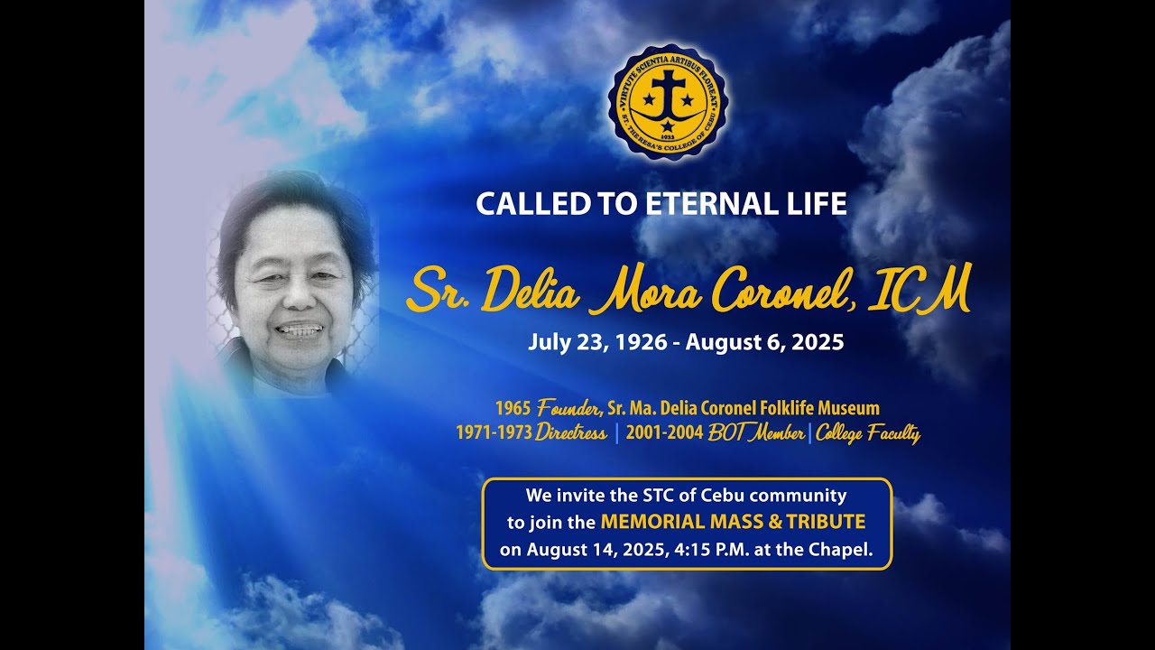 MEMORIAL MASS & TRIBUTE TO SR. DELIA MORA CORONEL, ICM - August 14 ...