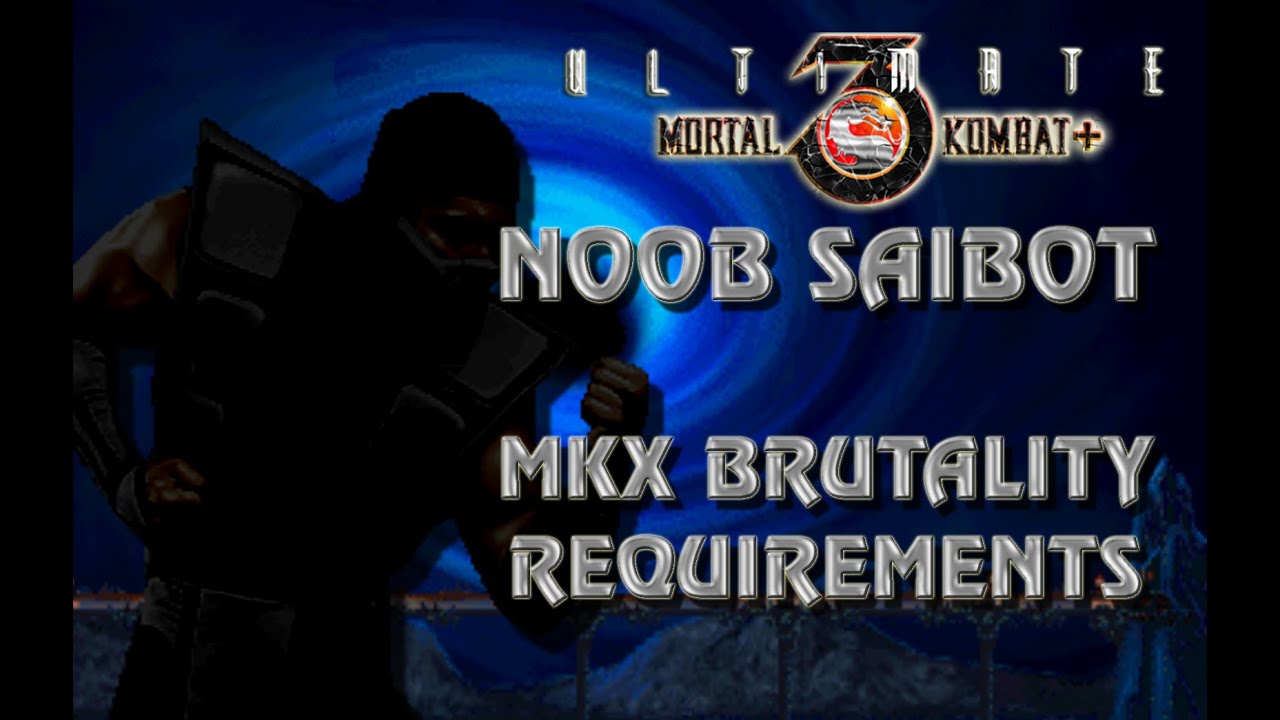 NOOB SAIBOT MKX BRUTALITY! - YouTube