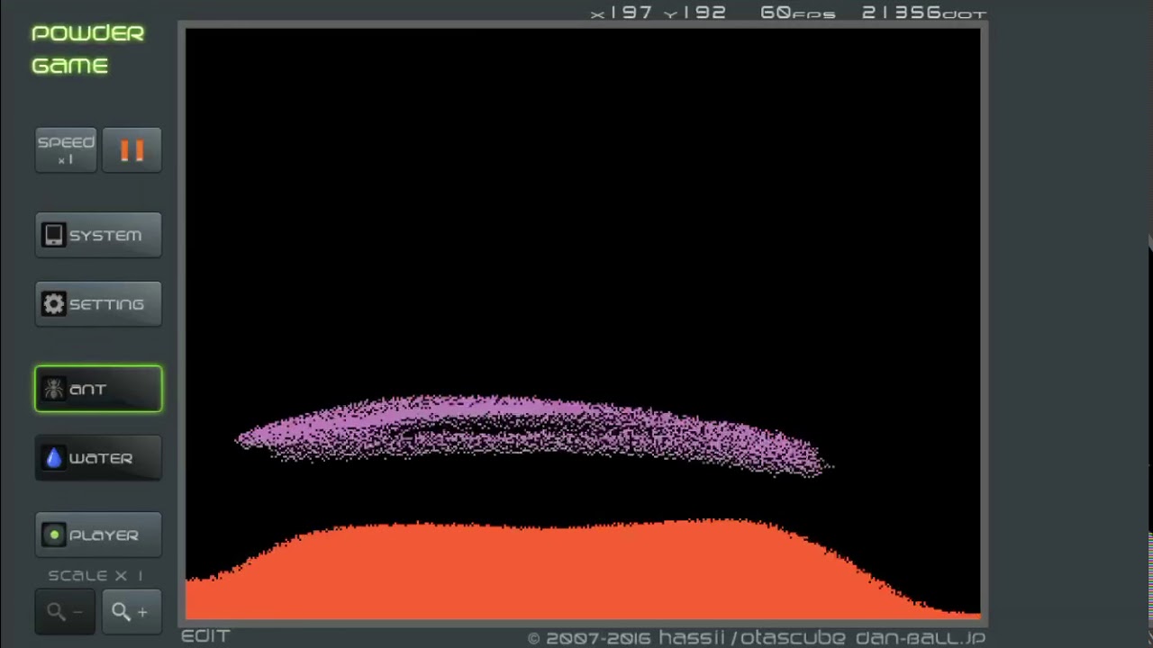 Powder game making fire - YouTube