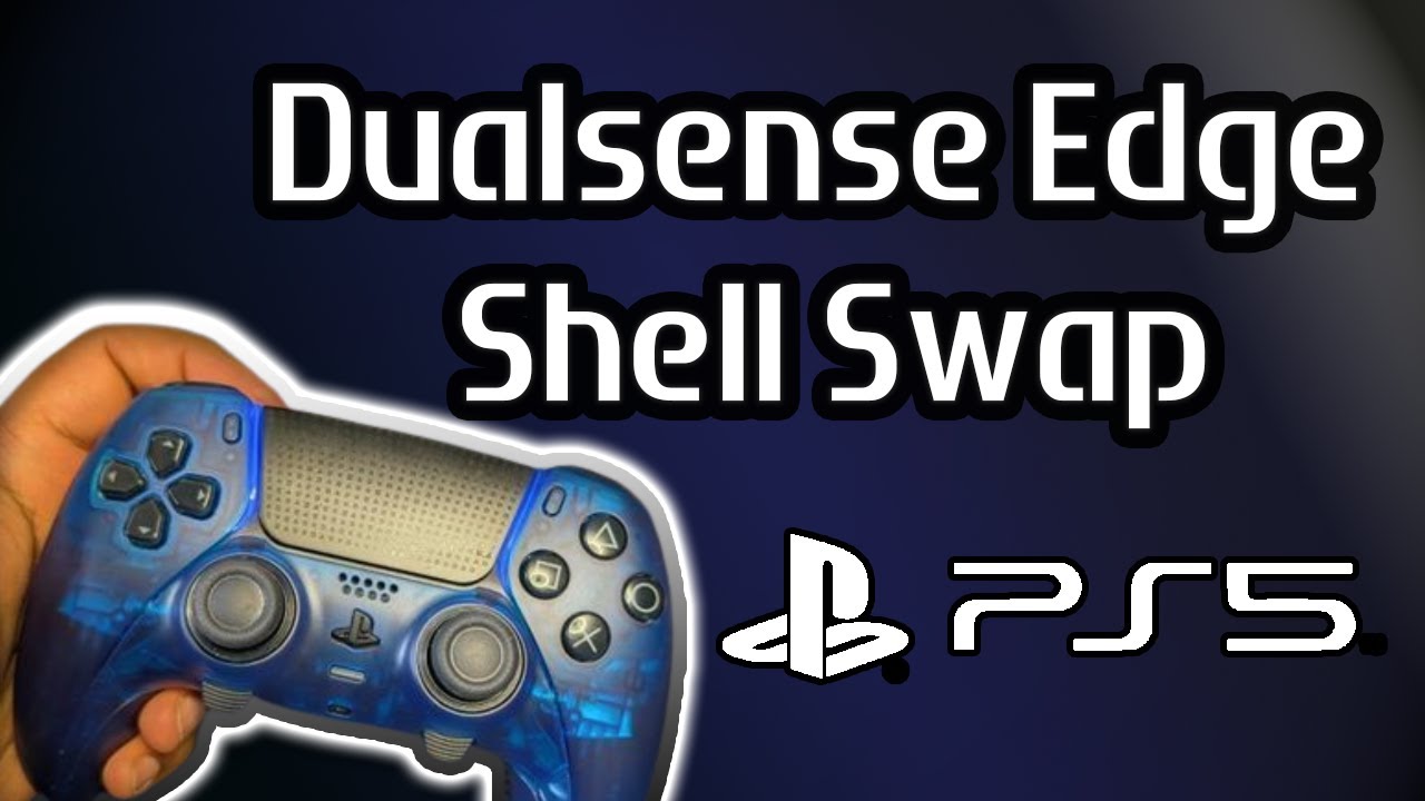 PS5 Dualsense Edge Controller Clear Shell Swap - YouTube