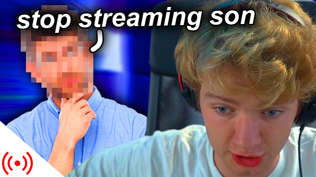 TommyInnit's Dad Interrupt His Stream - YouTube