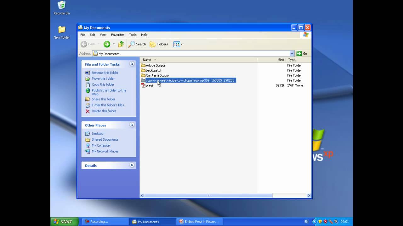 Embed an on & offline prezi in powerpoint tutorial - YouTube