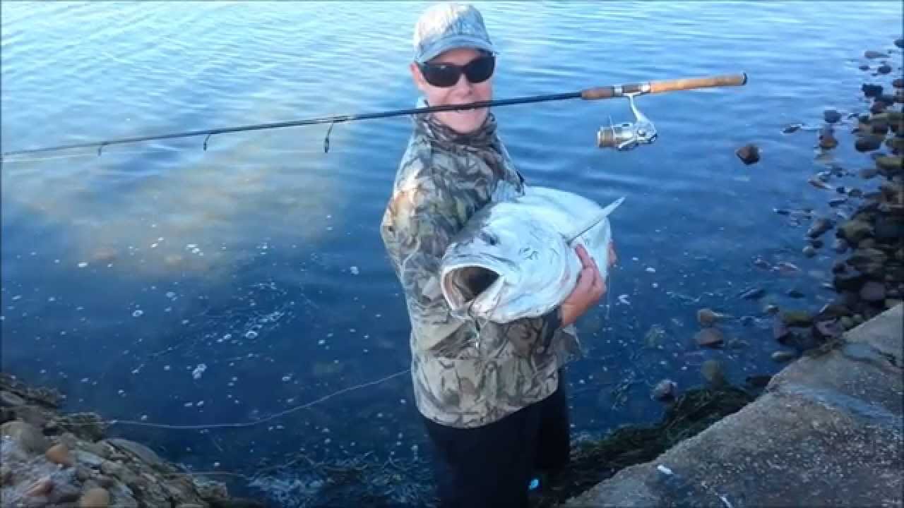 fishing swartkops with shimano tackle - YouTube