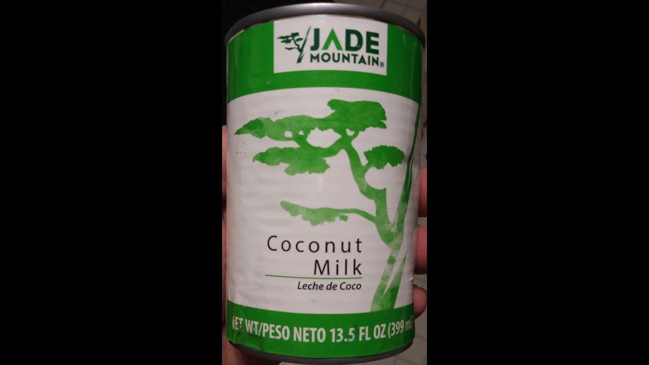 Sysco Jade Mountain Coconut Milk Leche de Coco Review - YouTube