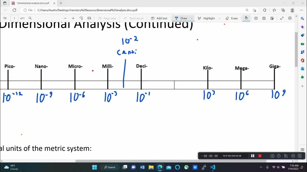 Dimensional analysis (part 2) - YouTube