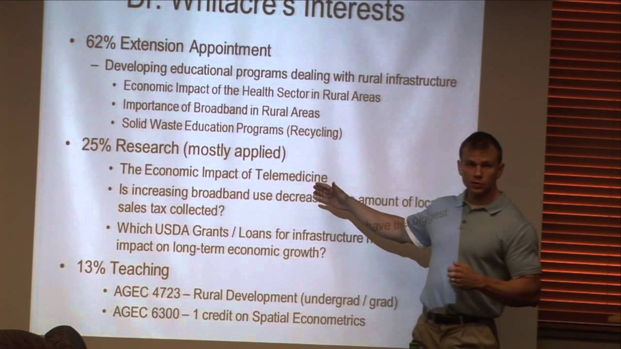 Dr. Brian Whitacre - Teaching - YouTube