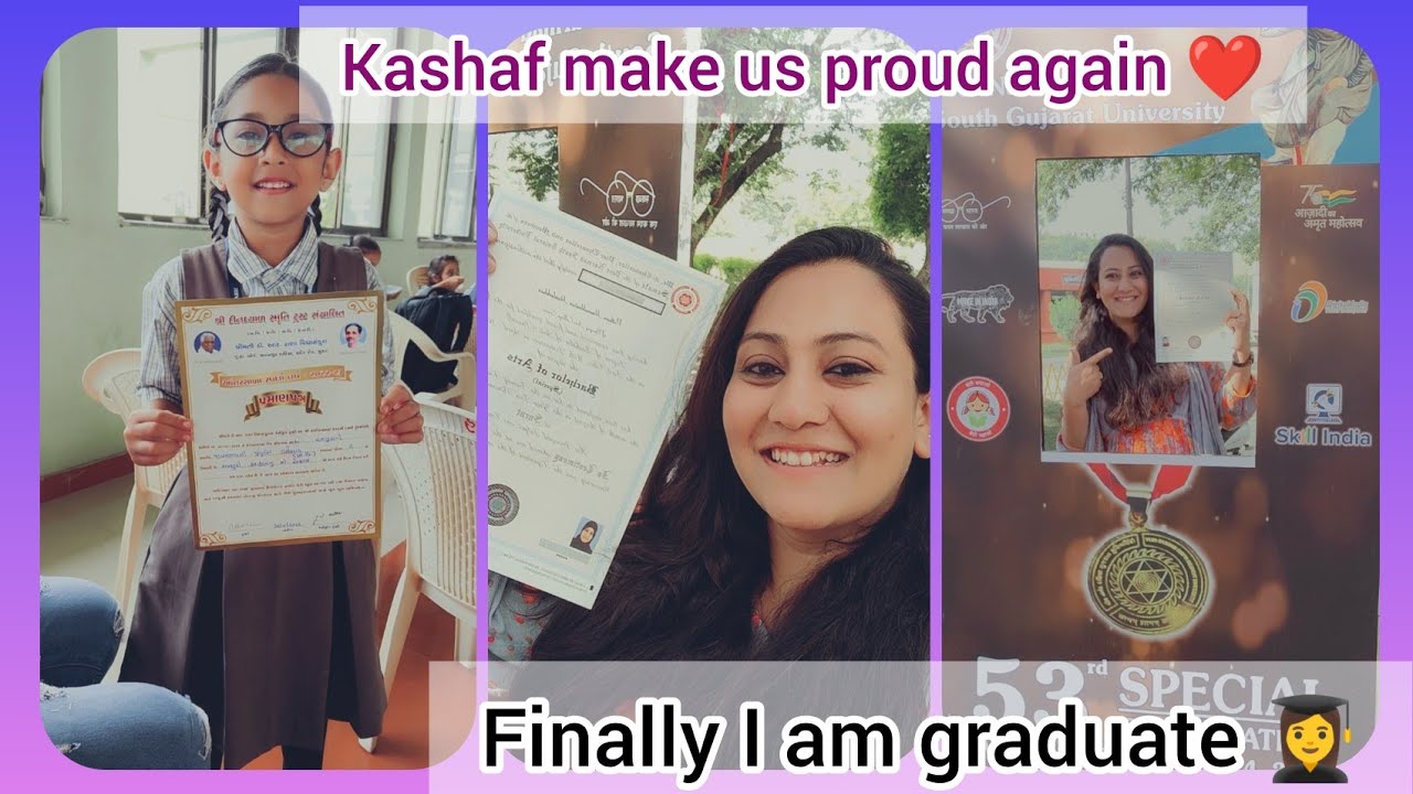 kashaf make us proud again/daily vlogs/I am graduate finally, I did it👩 ...