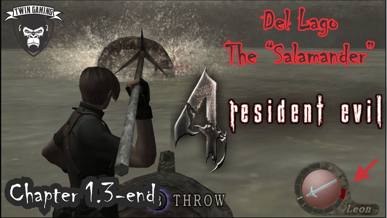 Baku Hantam Dengan Del Lago The " Salamander" - Resident Evil 4 - YouTube