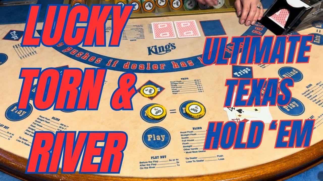 ULTIMATE TEXAS HOLD 'EM ! Lucky turn & river - YouTube