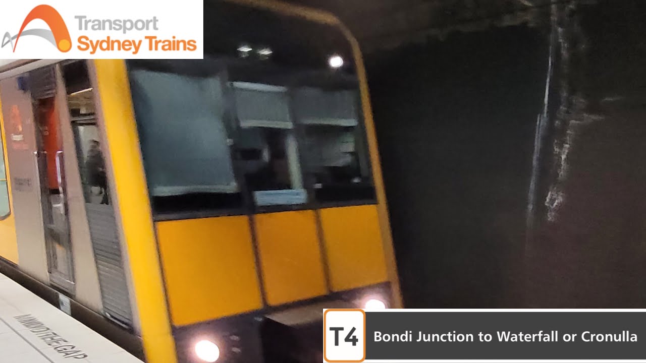 Sydney Trains T27 + T97 Tangara T set train ride on the T4 line. - YouTube