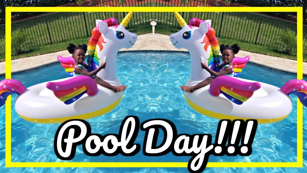 FUN POOL DAY! | FAMILY VLOGS - YouTube