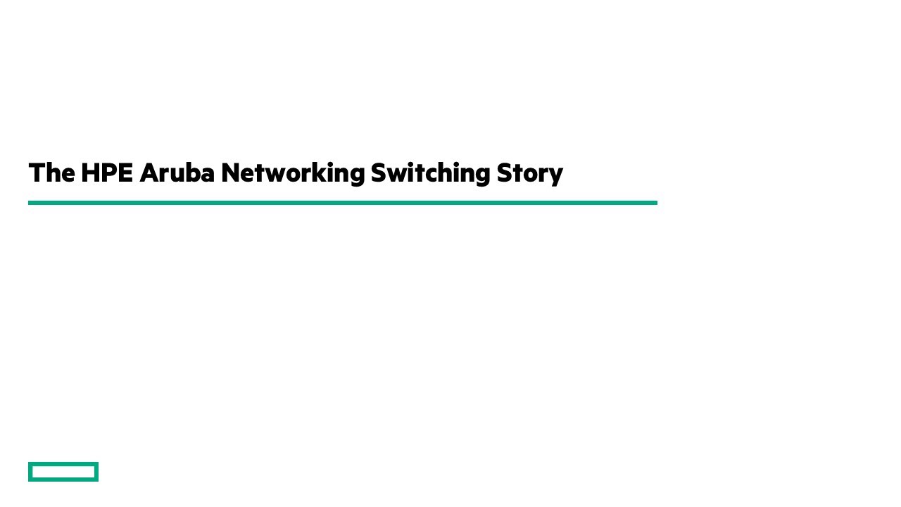 The HPE Aruba Networks Switching Story - Episode 9 - Network Analytics Engine - YouTube