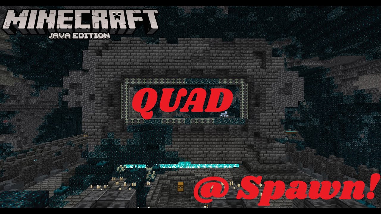 Quad Ancient City At Spawn Seed Minecraft Java - YouTube