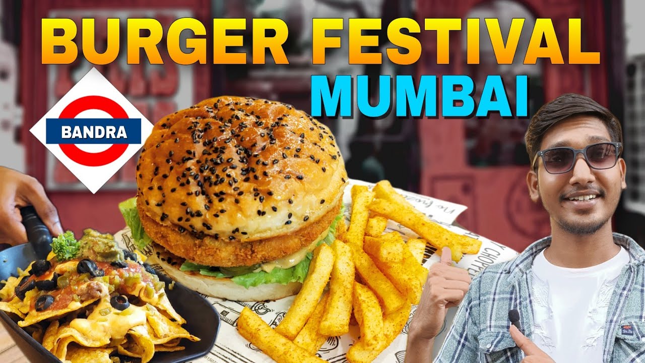 Burger Ka Adda in Mumbai | Frisbee Burger Bandra | Food Vlog - YouTube