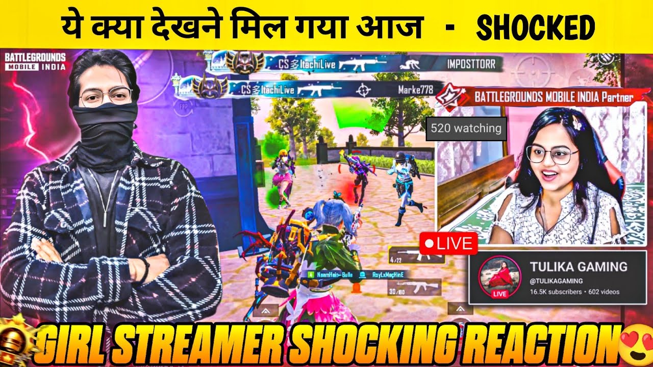 😍WOW!! I JOINED YOUTUBE GIRL LIVE STREAMER TEAM & GIRL GOT SHOCKED ...