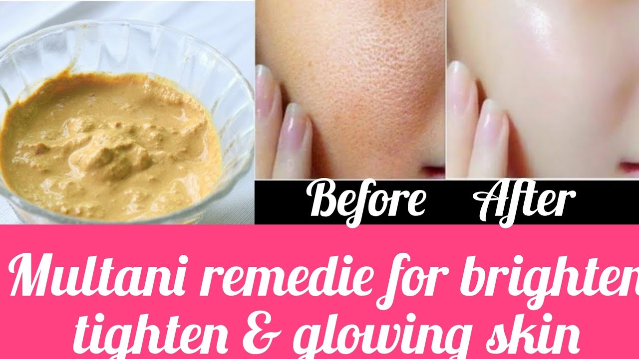 How to make multani clay face pack at home || How to get glowing skin ...