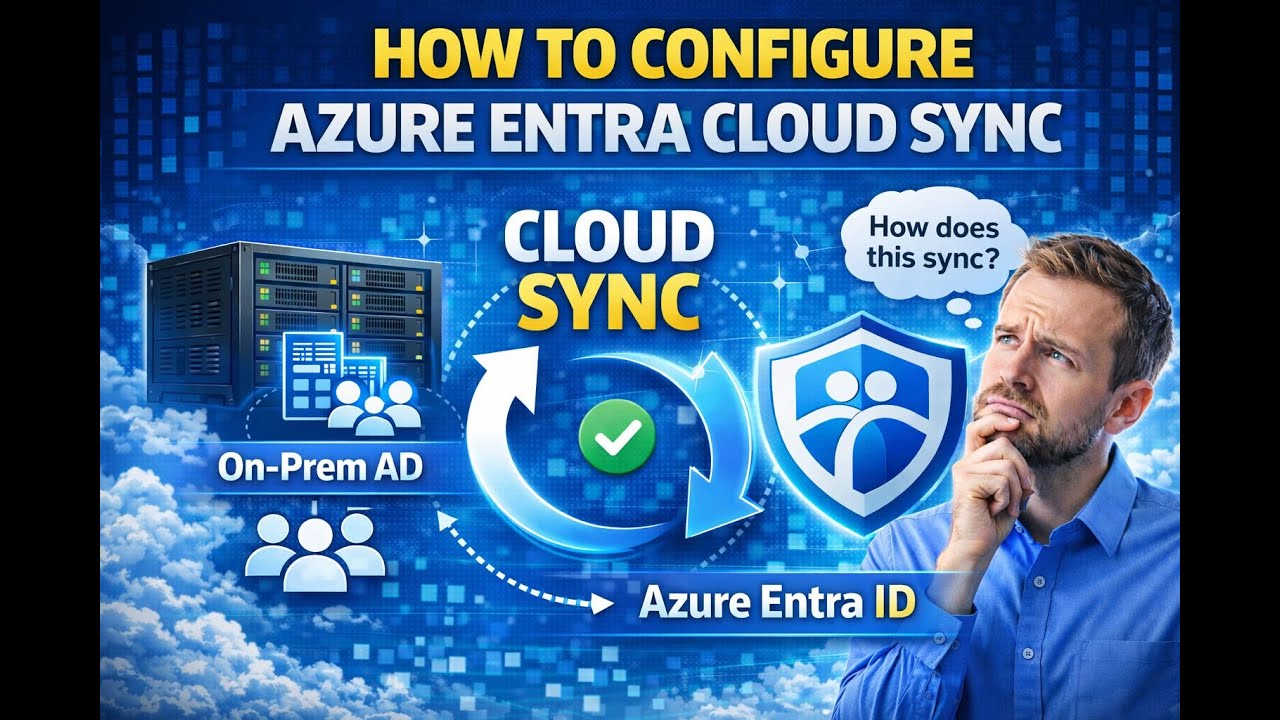 Module 8 - Lesson 5 - How to configure Azure Entra Cloud Sync - YouTube