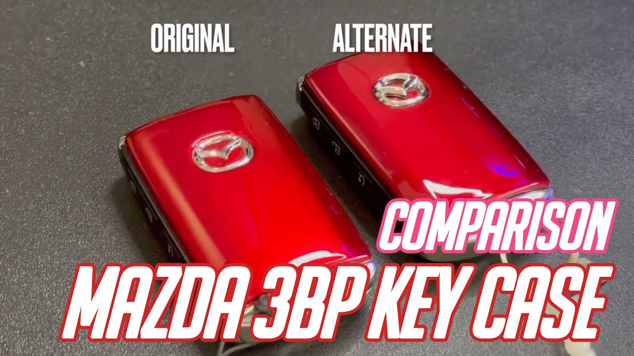 Review! Mazda 3BP Key Case Comparison (Original vs Alternate) - YouTube