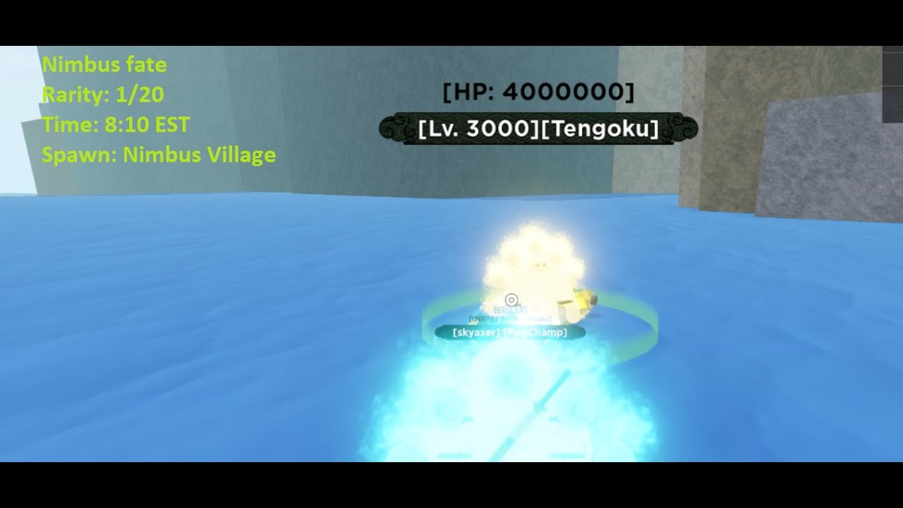 Nimbus fate scroll location! | SL2/Shindo life - YouTube