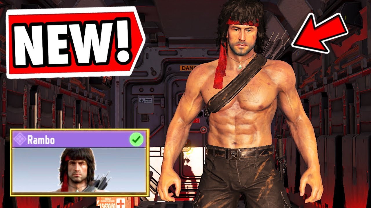 *NEW* RAMBO CHARACTER SKIN GAMEPLAY IN CALL OF DUTY MOBILE BATTLE ...