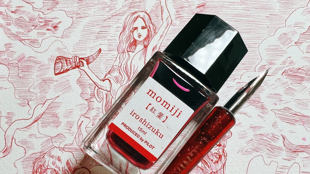 Pilot iroshizuku momiji ink review - YouTube