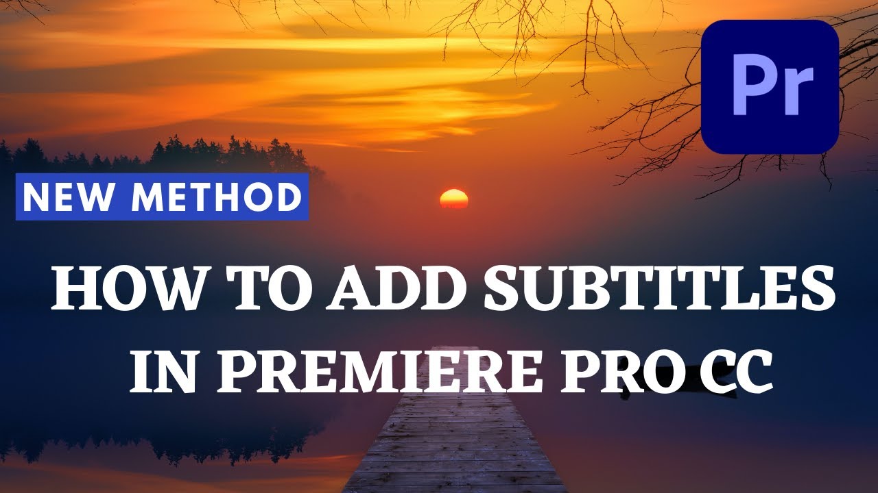 How to add subtitles on Abode Premiere Pro CC 2021 - YouTube