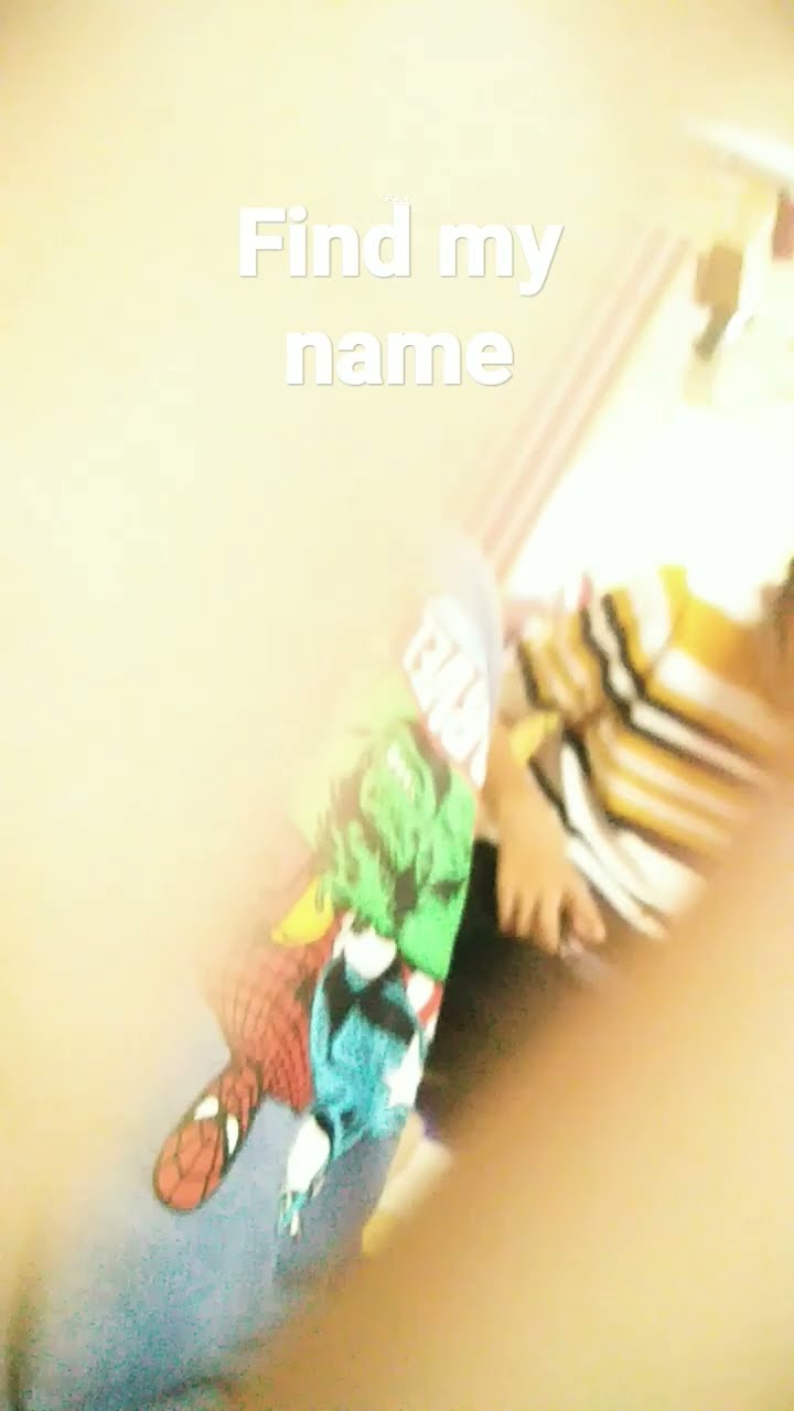 find my name - YouTube