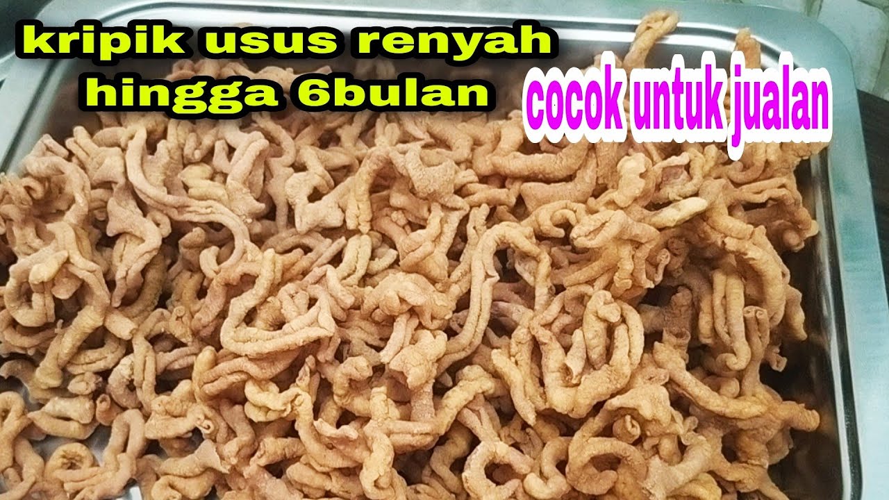 Bongkar resep usus krispy gurih dan awet renyah cocok buat jualan - YouTube