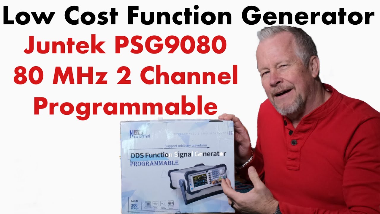 Low Cost 80 Mhz Programmable Function Signal Generator Juntek